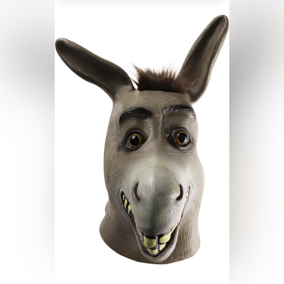 Accessories | Donkey From Shrek Funny Creepy Latex Character Mask Like ...
